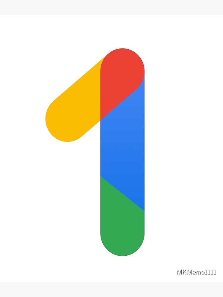 "Google One Logo Icon Gift for Google One fan" Poster by MKMemo1111 ...