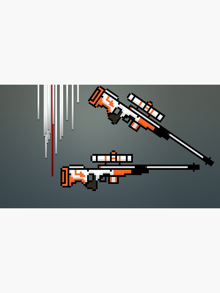 "double pixel awp assimov" Sticker by itsturtleman | Redbubble
