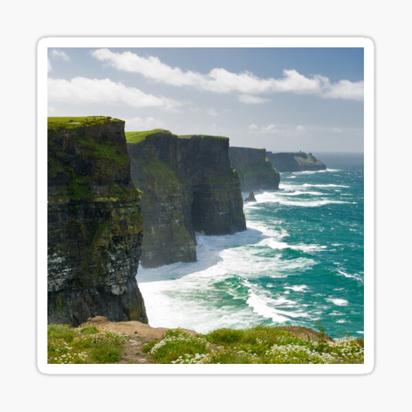 "Cliffs of Moher" Sticker for Sale by marketblue | Redbubble