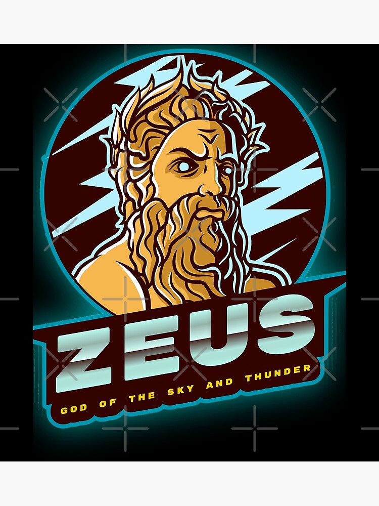 "Zeus Sticker" Poster for Sale by LindbergJames | Redbubble