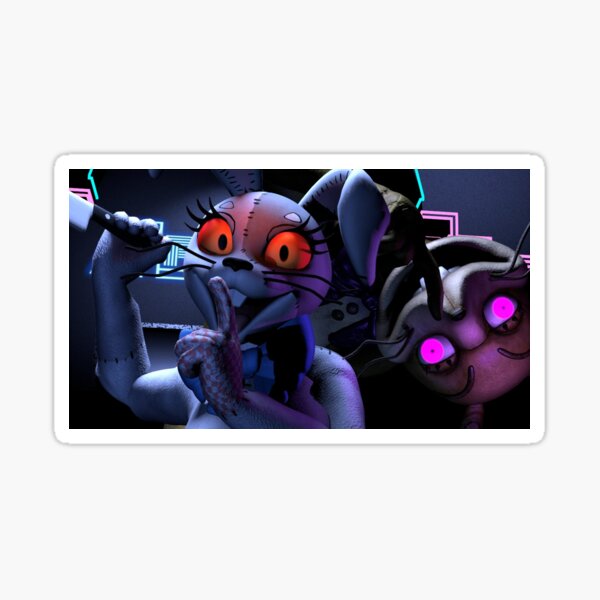 "Five Nights at Freddy's Vanny & Glitchtrap" Sticker for Sale by ...