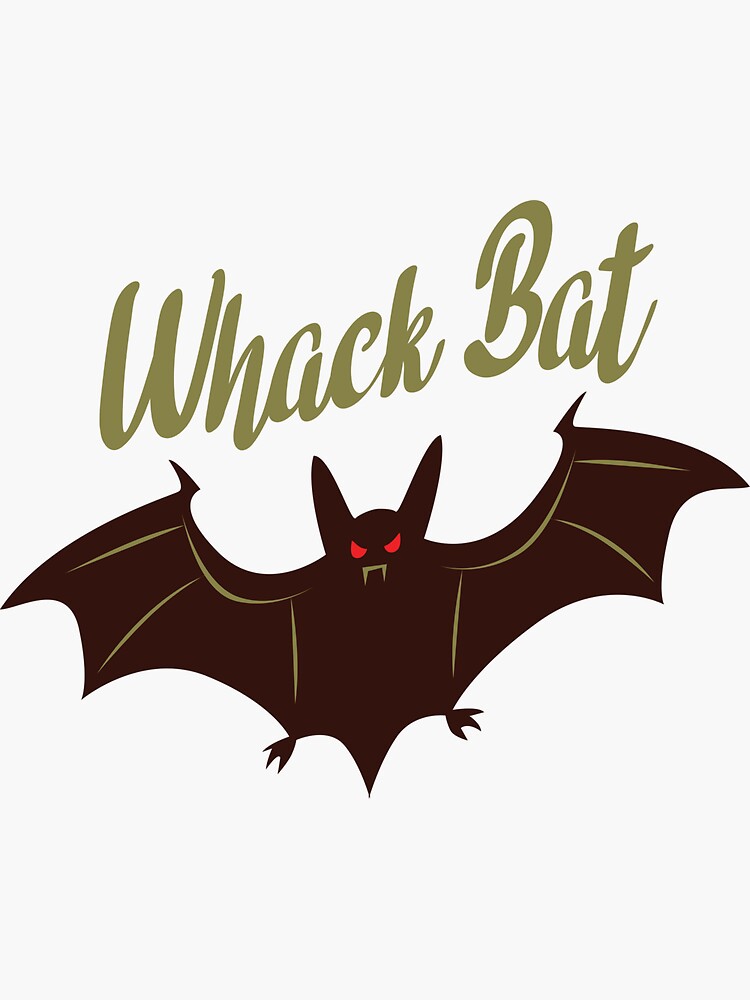 "Whack Bat" Sticker for Sale by Medov711 | Redbubble
