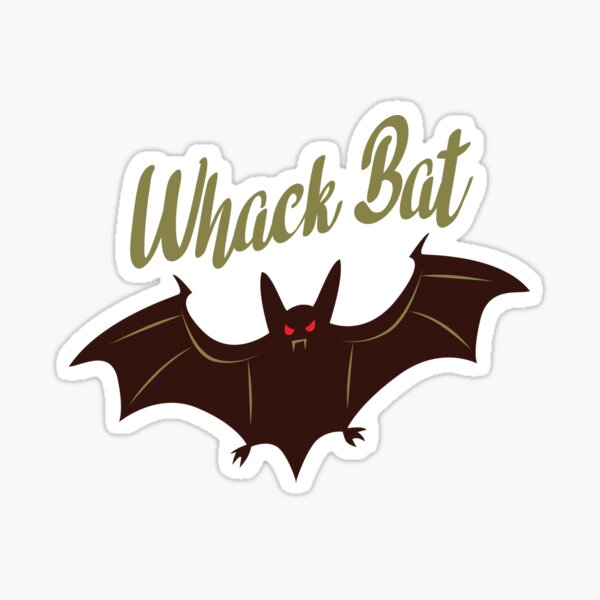 "Whack Bat" Sticker for Sale by Medov711 | Redbubble