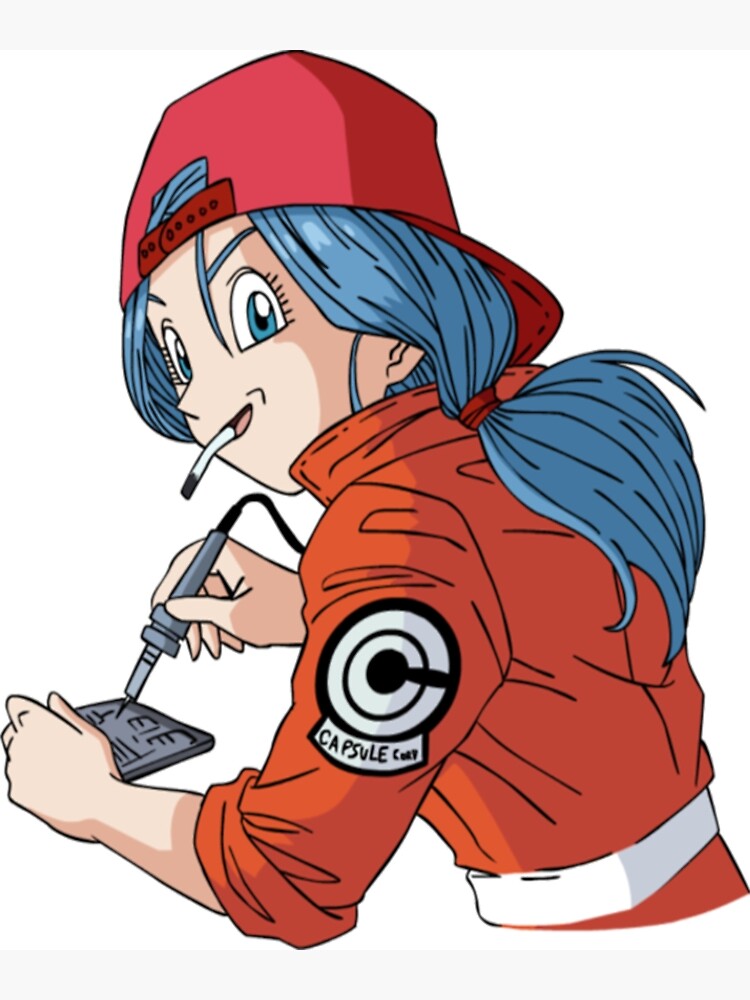 "Future Bulma - Dragon Ball" Poster by trinhshirts | Redbubble