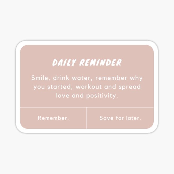 "Pink thingy Reminder" Sticker for Sale by sharleyandrews | Redbubble
