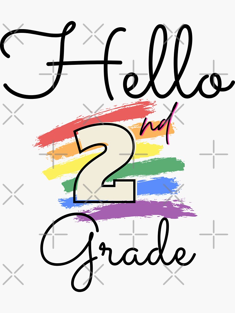 Pegatina «Hola segundo grado / regreso a clases» de beautphet-shop ...