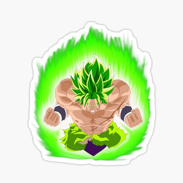 "legendary super saiyan broly" Sticker for Sale by ThunderProps3D ...