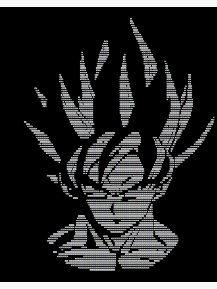 "Goku Ascii - Dragon Ball" Art Board Print for Sale by trinhshirts ...