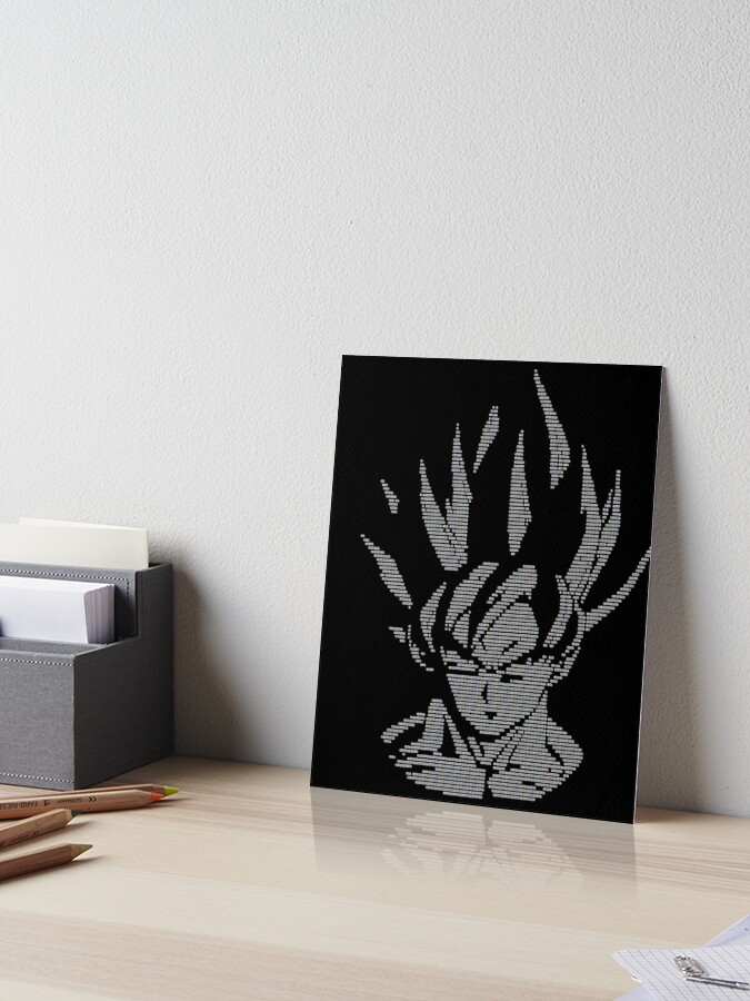 "Goku Ascii - Dragon Ball" Art Board Print for Sale by trinhshirts ...