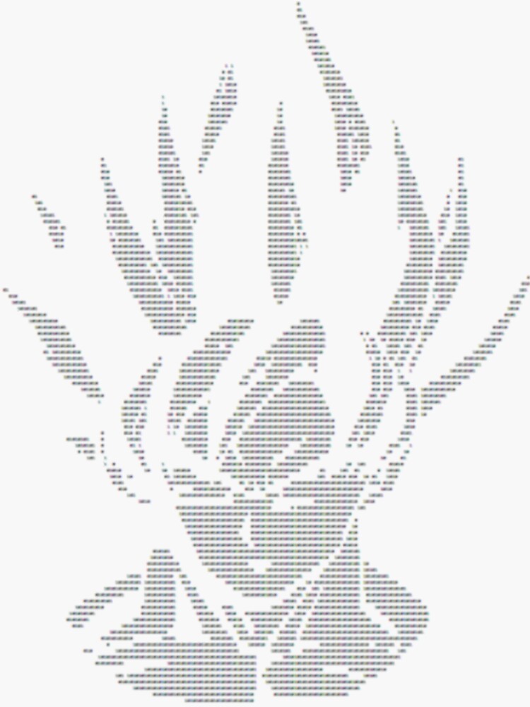 "Goku Ascii - Dragon Ball" Sticker for Sale by trinhshirts | Redbubble