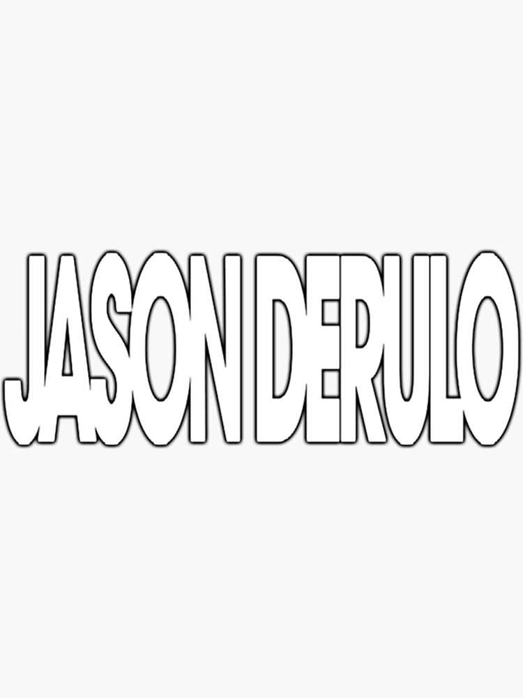 Pegatina «mejor logo Jason Derulo cantante estadounidense» de ...