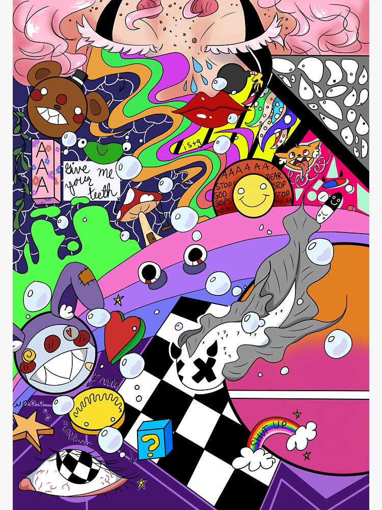 "Brainrot (clean lineart)" Sticker for Sale by muxroom | Redbubble