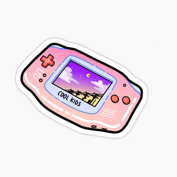 "Lofi Retro Gaming Console " Sticker for Sale by CSKStudios | Redbubble