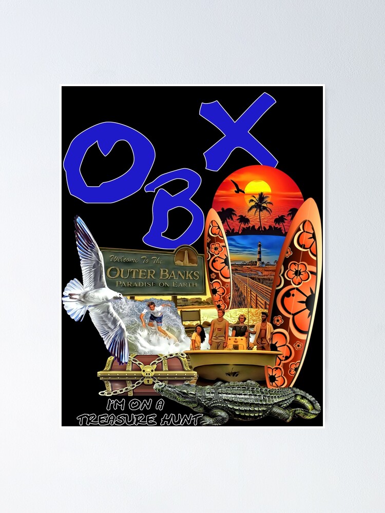 "OBX outer banks" Poster by Holly-Design | Redbubble