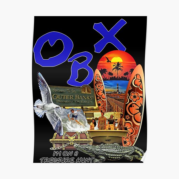 "OBX outer banks" Poster by Holly-Design | Redbubble