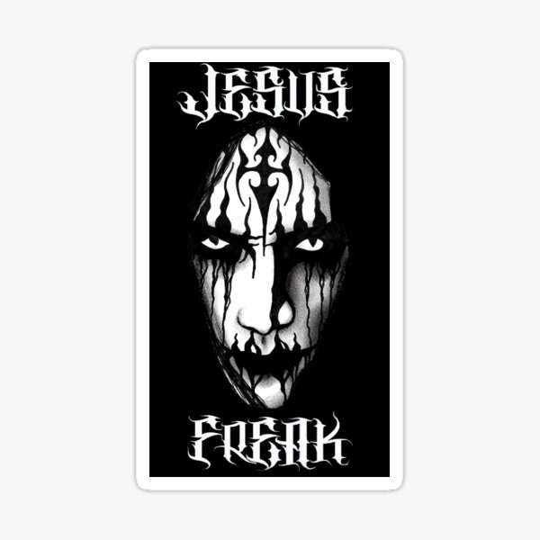 "Jesus Freak" Sticker for Sale by JesusFreaks888 | Redbubble