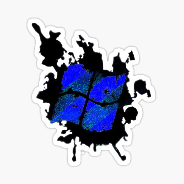"Microsoft Windows New Designs wall Art" Sticker for Sale by Lukystar ...