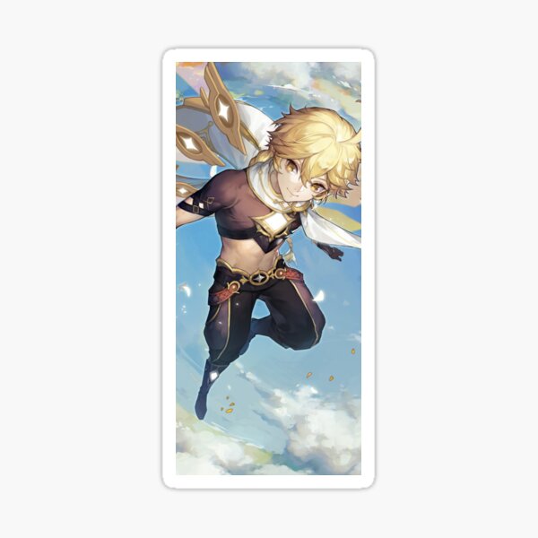 "genshin impact" Sticker for Sale by bassredbubble | Redbubble