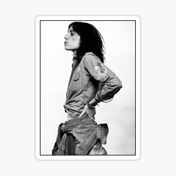 "PATTI SMITH" Sticker for Sale by fuyohijoki | Redbubble
