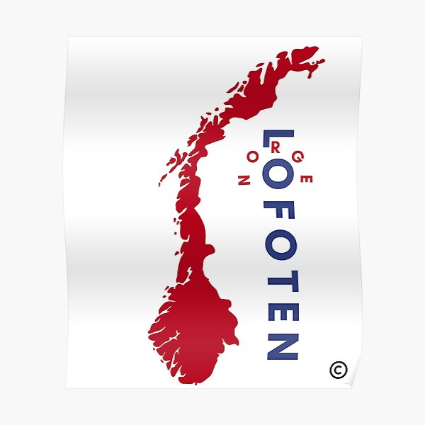 Poster: Lofoten | Redbubble