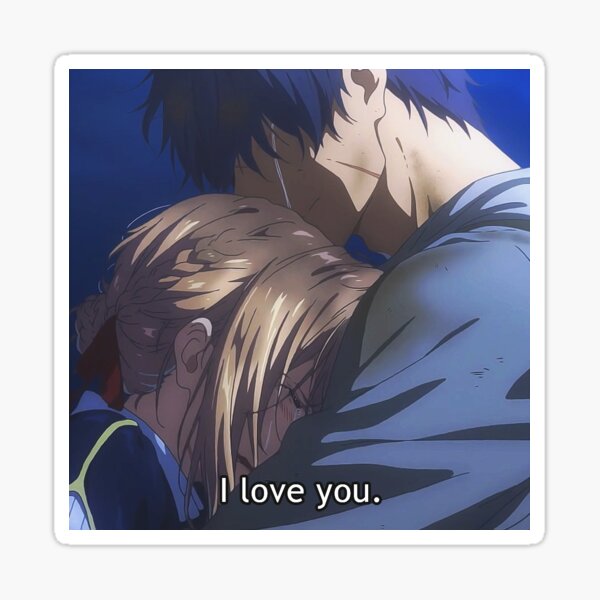 "Violet X Gilbert" Sticker for Sale by Spadonyx | Redbubble