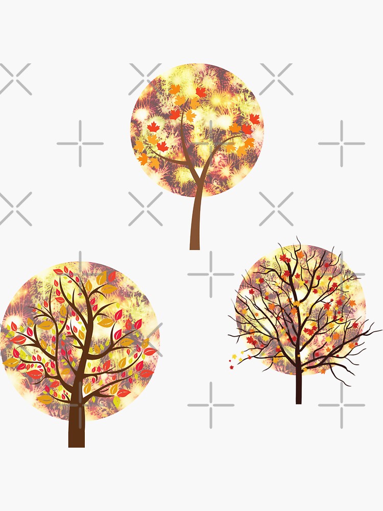 "Autumn/Fall Season Sticker Pack" Sticker for Sale by ylavine-rb ...