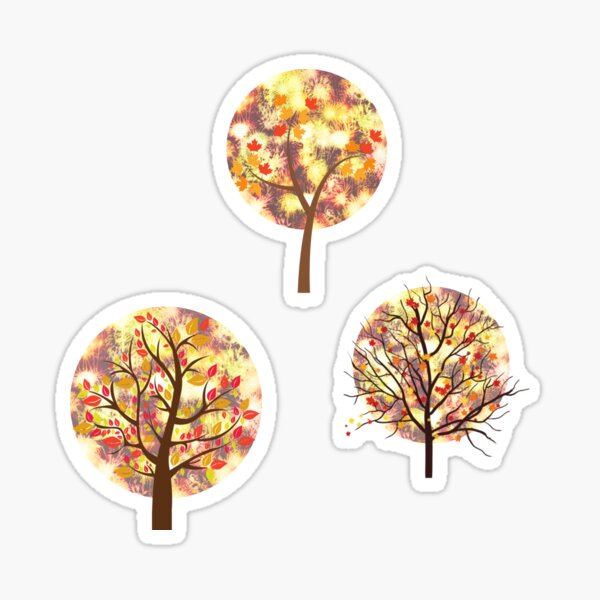 "Autumn/Fall Season Sticker Pack" Sticker for Sale by ylavine-rb ...