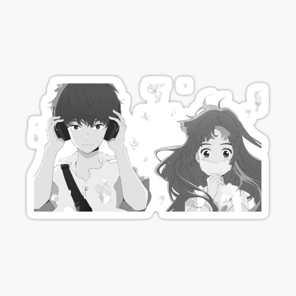 "Words Bubble Up Like Soda Pop Anime" Sticker for Sale by ...