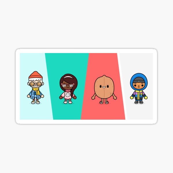 "Toca Boca" Sticker for Sale by PixelRune | Redbubble