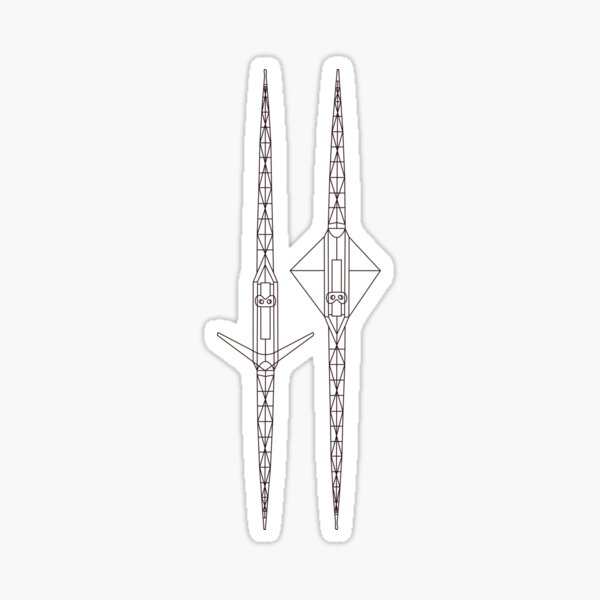 "Two Single Scull Rowing boats 2" Sticker for Sale by Tam-Ara | Redbubble
