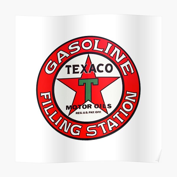 "BEST SELLER - Texaco Merchandise" Poster for Sale by WillowickSHOP ...