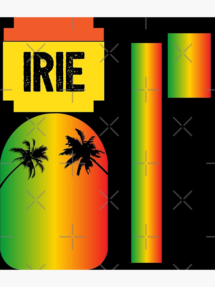 "IRIE Rasta Flag Colours and Palm Trees" Backpack for Sale by ...