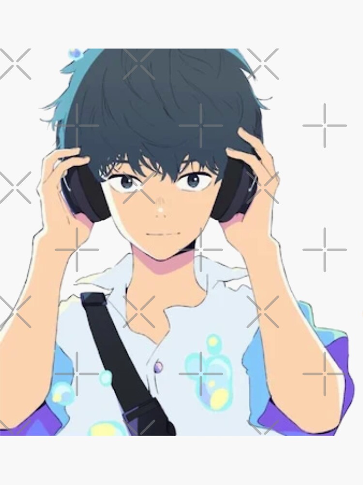 "Words Bubble Up Like Soda Pop Anime" Sticker for Sale by ...