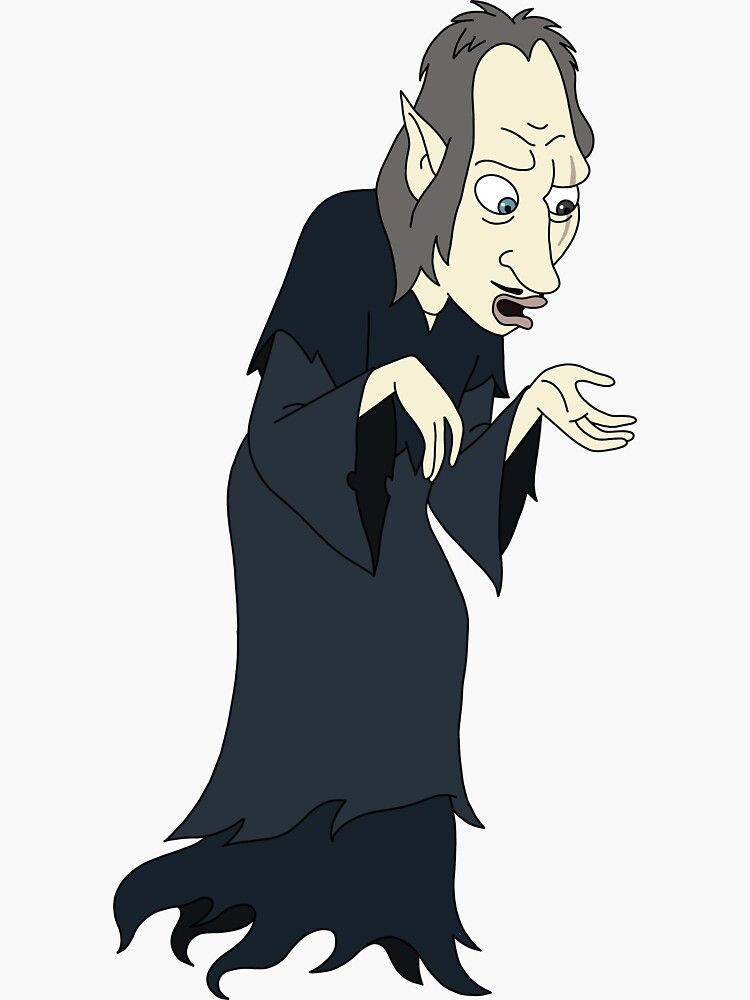 "Big Mouth Shame Wizard" Sticker for Sale by betkakayd | Redbubble