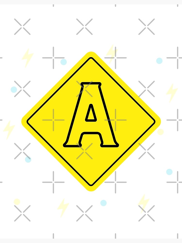 Lámina fotográfica «Letra A - Letra inglesa con forma de letrero ...