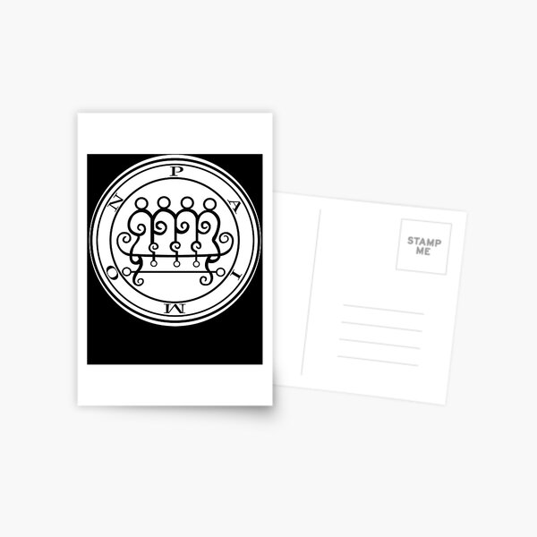 "Paimon Sigil Of Paimon Satanic Seal of Paimon Goetic Demon Lesser Key ...