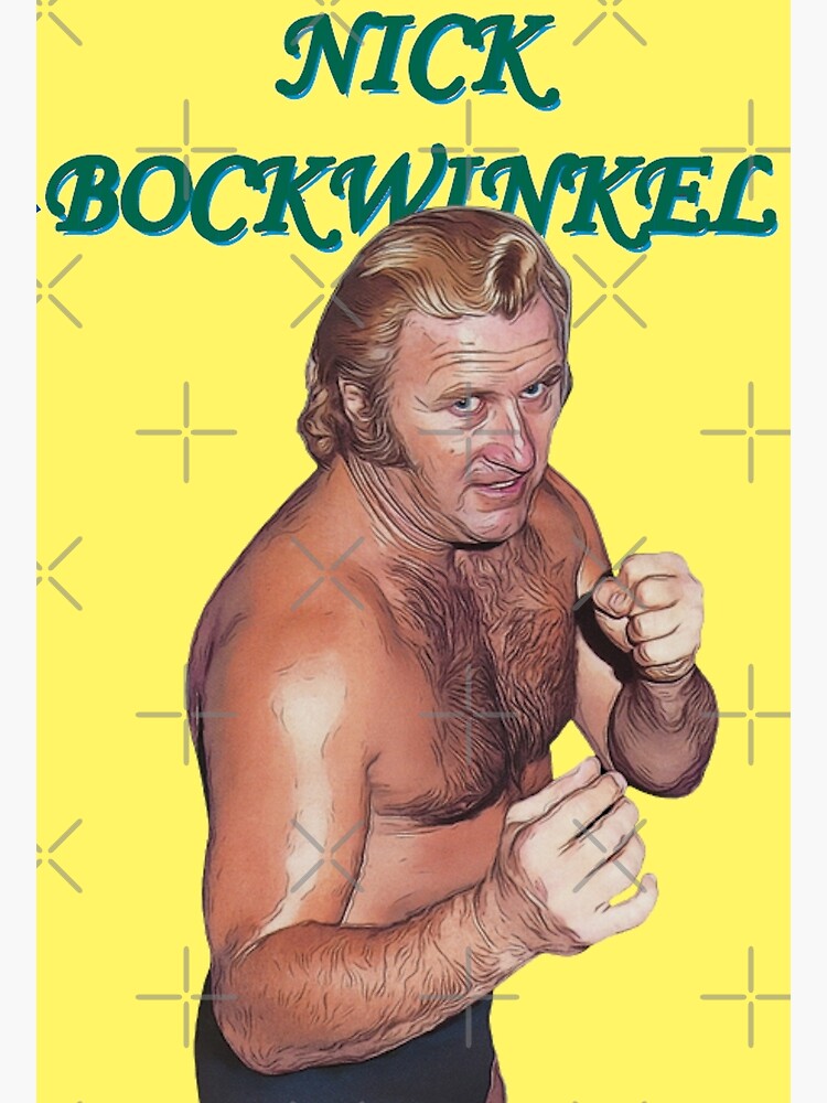 "Nick Bockwinkel" Poster for Sale by brando9921 | Redbubble