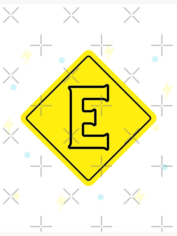 "Copy of Letter E - English letter with signboard shape - Capital E - E ...