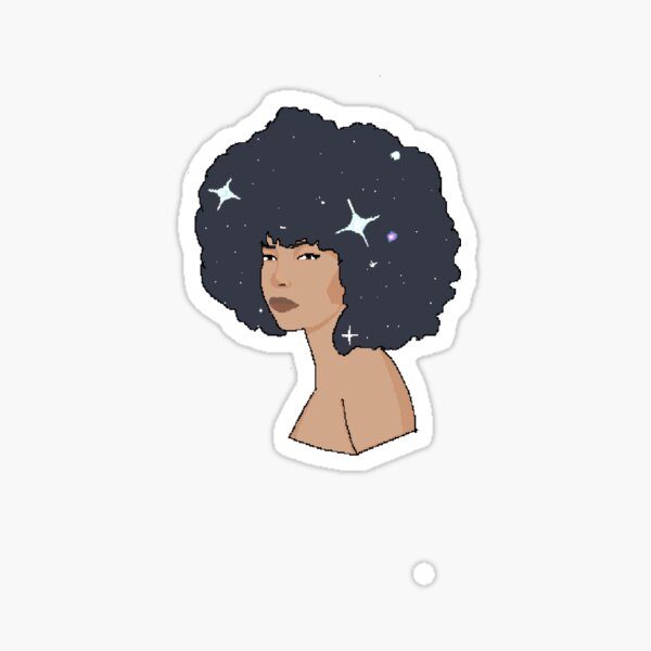 "Pixel art Galaxy girl" Sticker for Sale by Starcansada | Redbubble