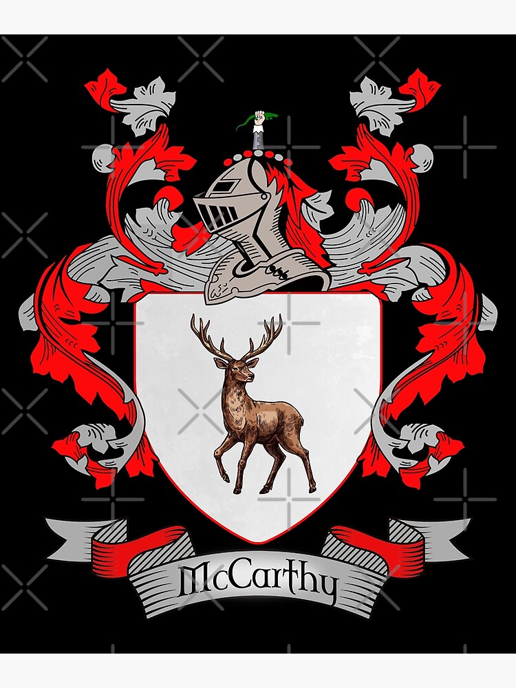 "McCarthy Coat of Arms | McCarthy Family Crest" Poster for Sale by ...