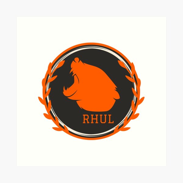 "RHUL Logo" Art Print for Sale by darkacademic | Redbubble