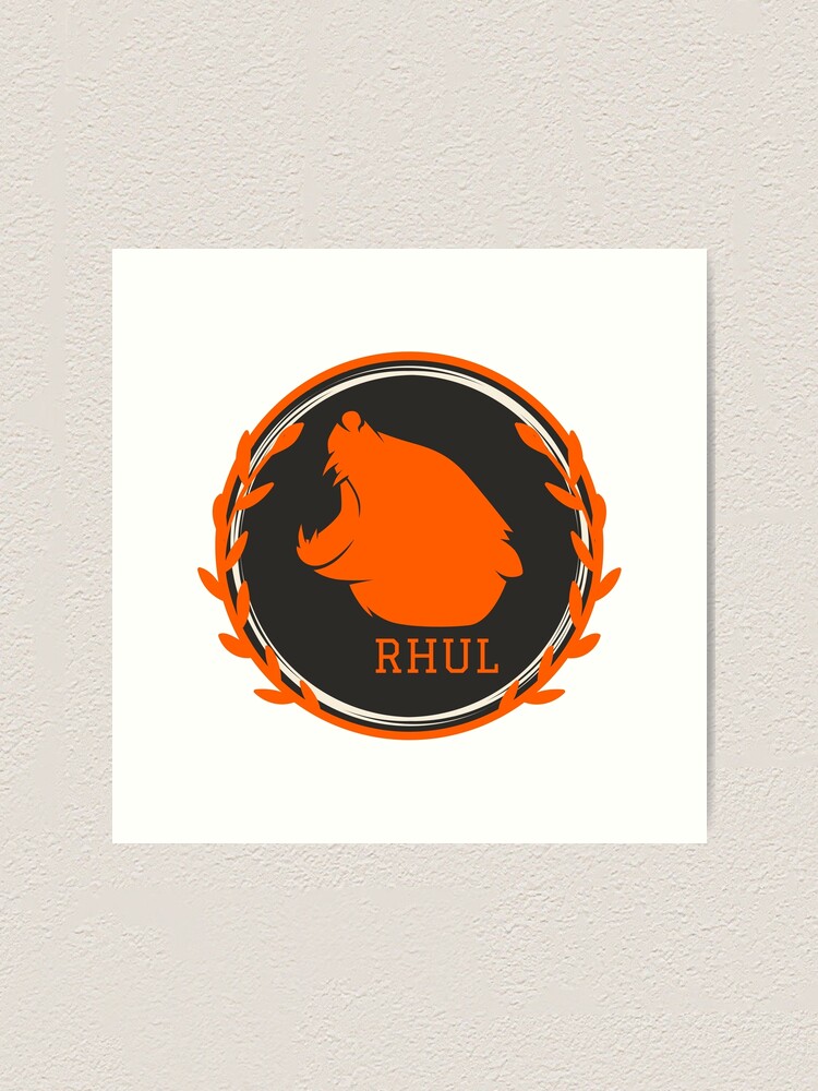 "RHUL Logo" Art Print for Sale by darkacademic | Redbubble