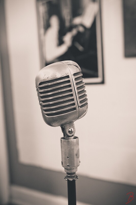 "Old School Mic" by abaliga | Redbubble