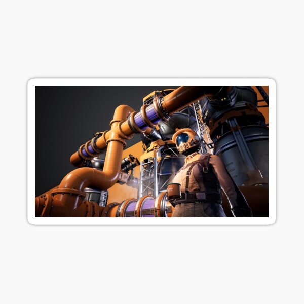 "Satisfactory Game" Sticker for Sale by CornerDoorStore | Redbubble