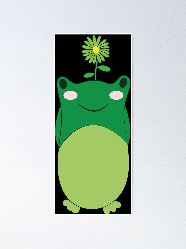 "Cute Daisy Frog" Poster for Sale by IntenseBot | Redbubble