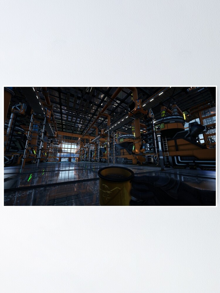 "Satisfactory Game" Poster for Sale by CornerDoorStore | Redbubble