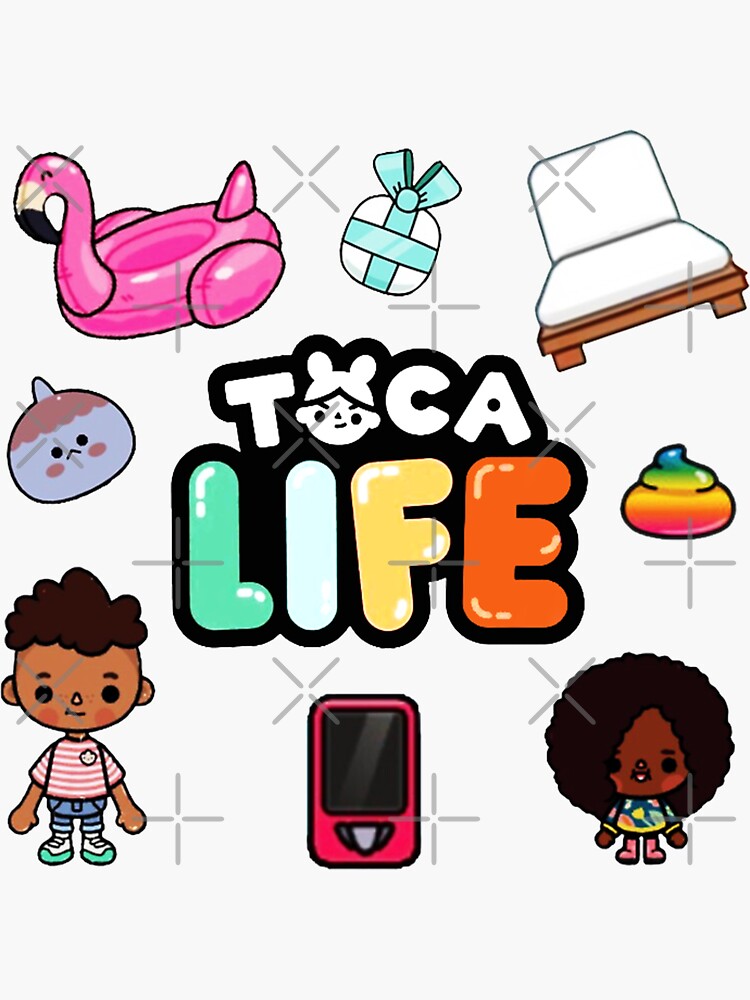 Pegatina «Toca Life» de PixelRune | Redbubble
