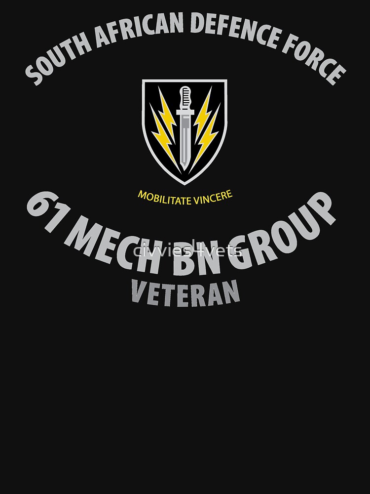 "SADF 61 Mech Battalion Group Veteran" Essential T-Shirt for Sale by ...