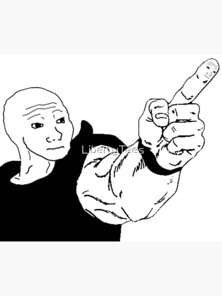 "Strong Doomer Wojak" Photographic Print for Sale by LibertyTees ...