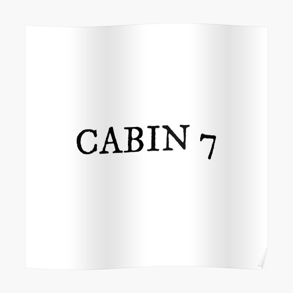 "CABIN 7 - Percy Jackson Cabin Number Apollo" Poster by jazminnjoe ...